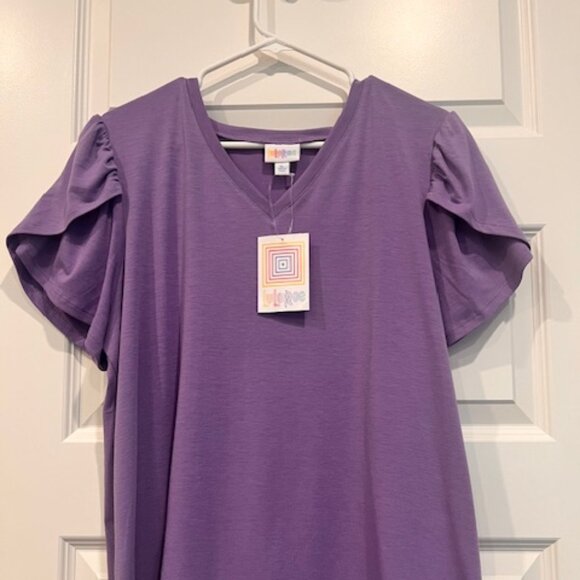 LuLaRoe | Tops | Lularoe Purple Remi Nwt Size Xl | Poshmark